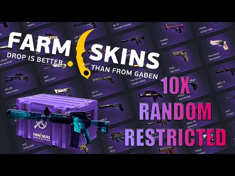 10X Random Restricted CS:GO Cases Opening | Farmskins Case Opening