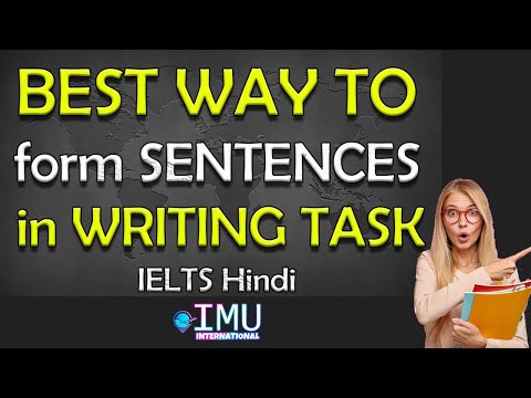 Wide Range of Sentences in IELTS Writing Task | Form Complex Sentences Easily | IELTS Hindi