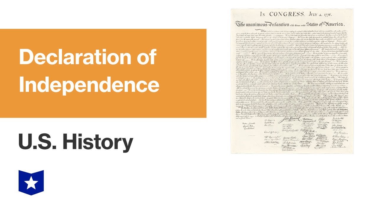 U.S. History | Declaration of Independence