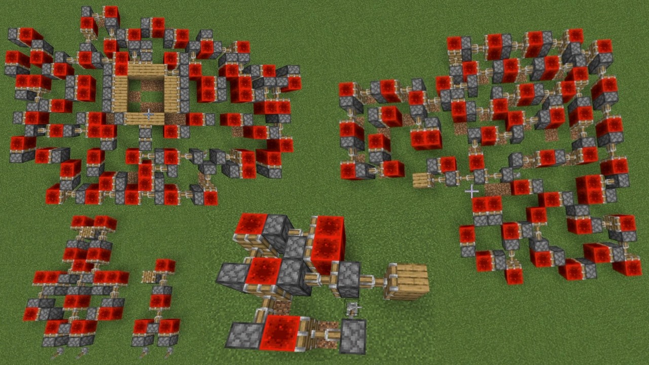 Just Redstone Blocks and Pistons