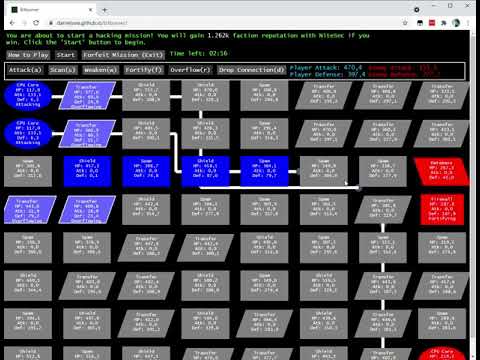 Bitburner - Hacking Mission Winning