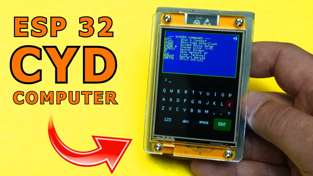 I Made a Computer Using ESP32 CYD Board