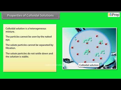 Properties of Colloidal Solutions | Is Matter Around Us Pure? | Science | Class 9th | iPrep