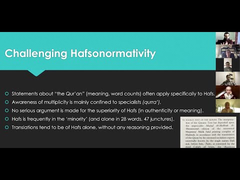 Towards a 'Canonical Translation' of the Qur'an (Sohaib Saeed)