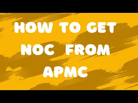 NOC from APMC | APMC | FMR