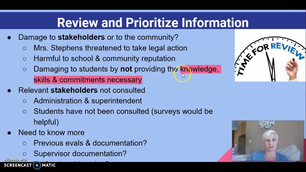 Evaluation Case Study