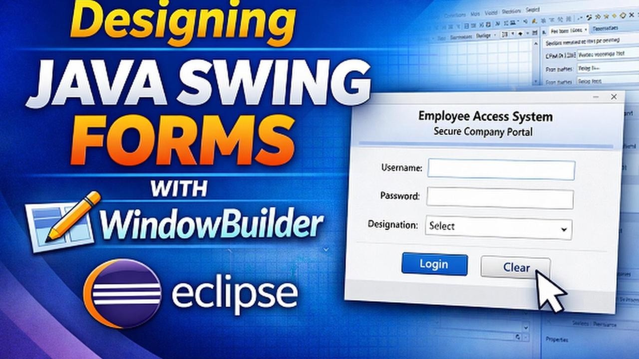 Designing Java Swing Forms with WindowBuilder