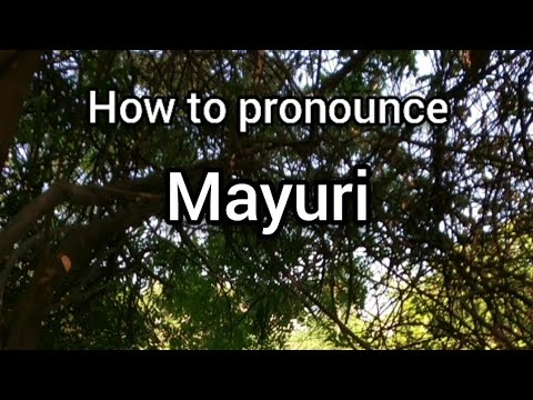 How to Pronounce Mayuri