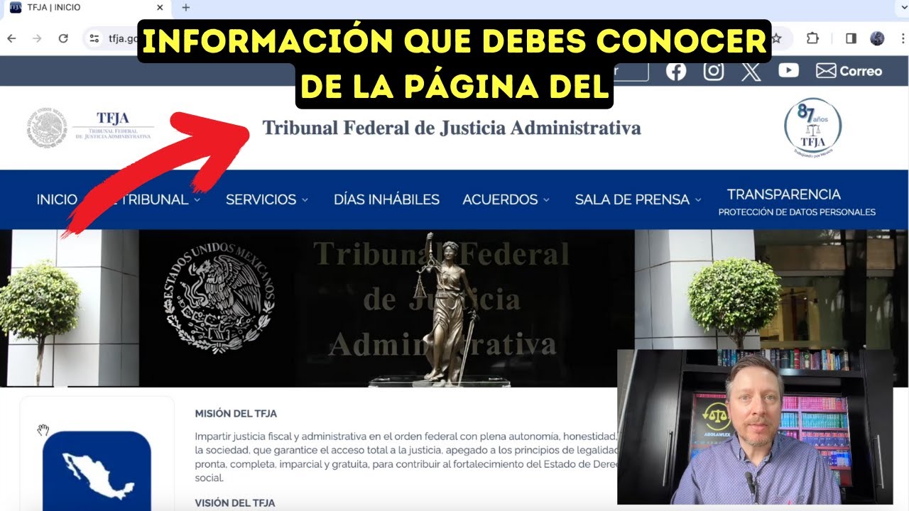 Guía de DEFENSA FISCAL a través de la página del TFJA | Jurisprudencias, Juicios y más