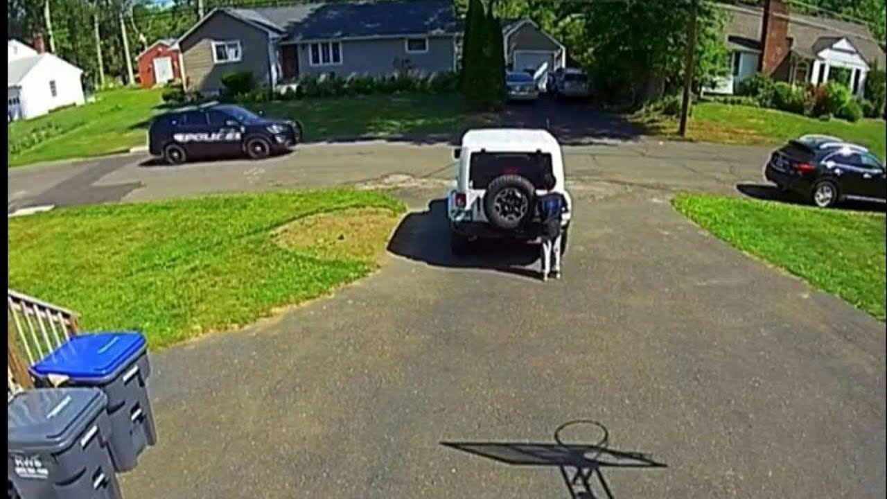 Video shows 10-year-old boy hiding from police car in Connecticut | AFP