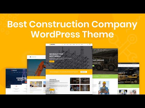 Create Construction Company Website – Learn wordpress with us