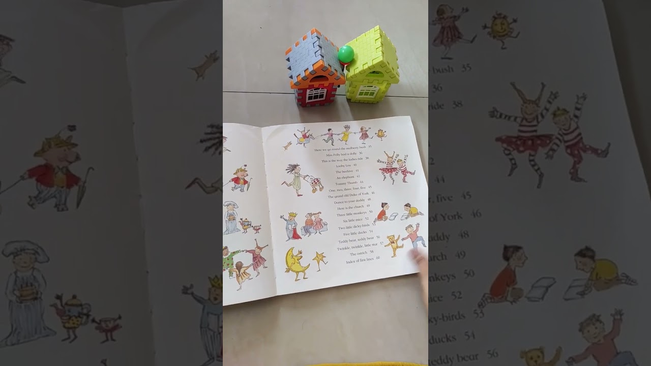 Playtime rhymes #illustrated #ytshorts #books #flipthrough #kids #trending #viral #rhymes #disney