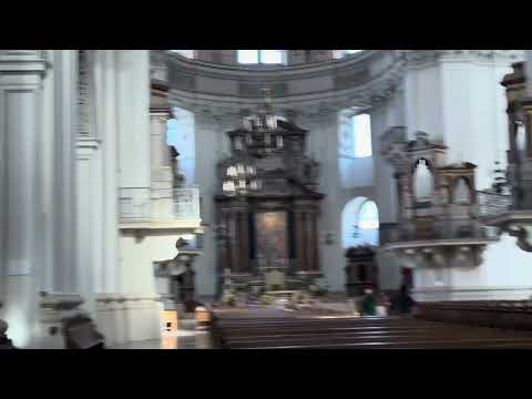 Deacon Harold on Pilgrimage to Austria! Salzburg Cathedral Panorama, Salzburg.