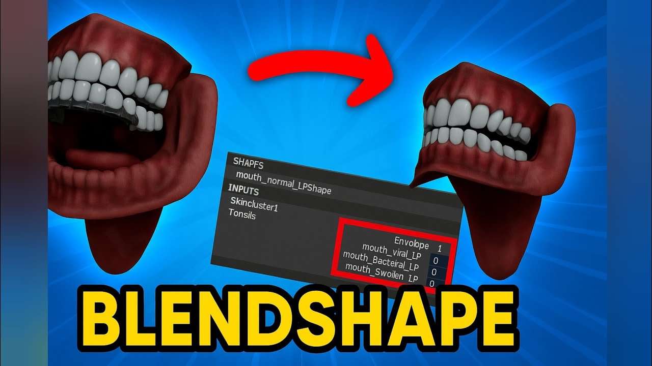 Blend shape Issue Solved in Maya