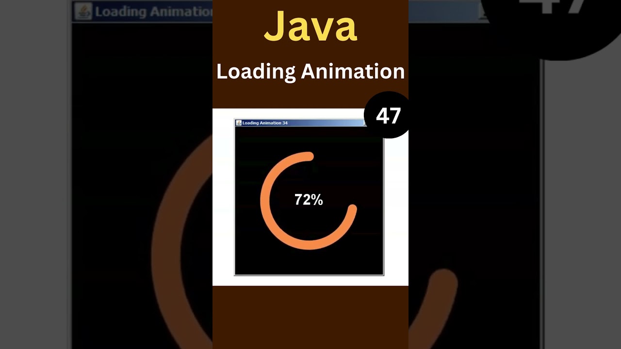 Java Swing: Create a Percentage Circle Animation