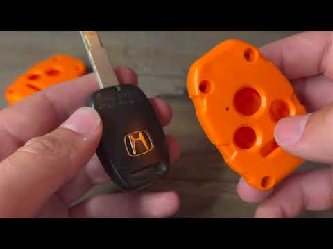 Honda OEM Key Replacement Upgrade for 3&4 Button Civic Accord Pilot CRV Fit Ridgeline