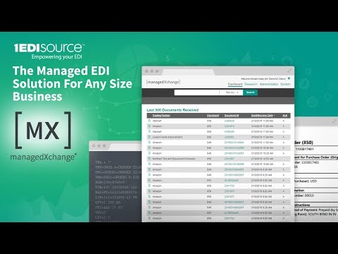 MX - managedXchange: 1 EDI Source’s Fully Managed EDI Solution