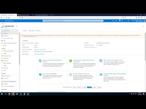 Azure (Beginners to Professional) Part-29, Link IoT Device to Hub,Create IoT Sensor, IoT Connection