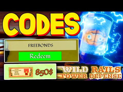 WILD RAILS TOWER DEFENSE CODES! ROBLOX