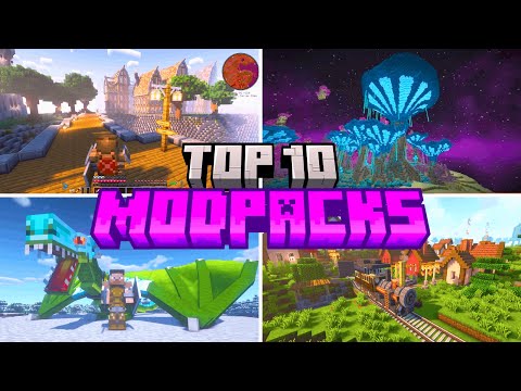 Top 10 BEST Modpacks For Minecraft 2025!