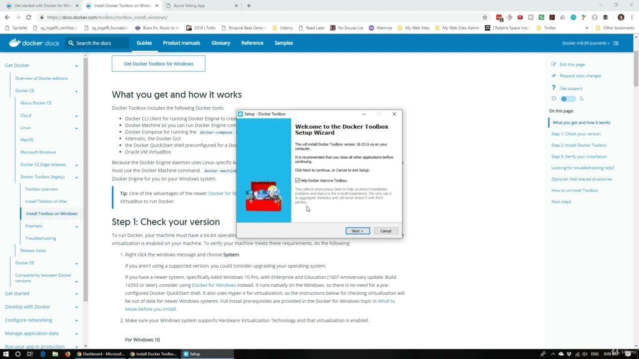 17. Install Docker Toolbox | IT Creator