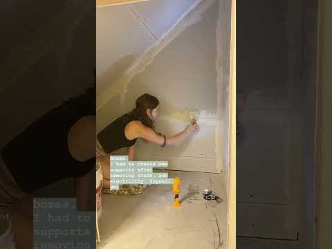 Under Stair Storage Cat Closet Part 4