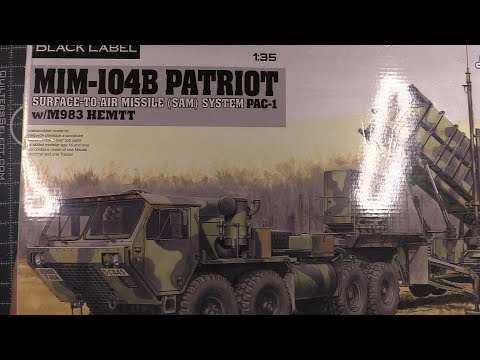 In-box review 1/35 Dragon MIM-104B Patriot Surface to Air Missile System with M983 HEMTT