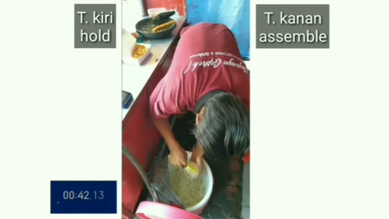 Motion study and Time study (17 Motion Therblig)