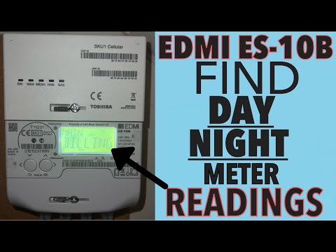 SOLVED👏 How To Find Day / Night Rate Multi Tariff Smart Meter Readings For EDMI ES-10B