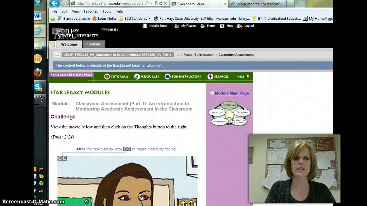 IRIS Assessment Module Instructions