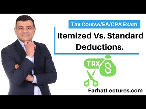 Standard Deductions Versus Itemized Deductions.