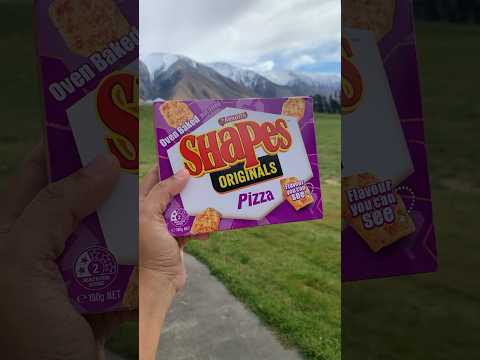 New Zealand biscuits Shapes Pizza flavour #nzlife #snacks #biscuits #newzealand #foodreview