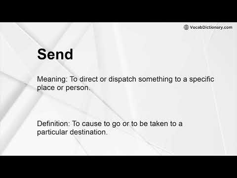 Send Meaning