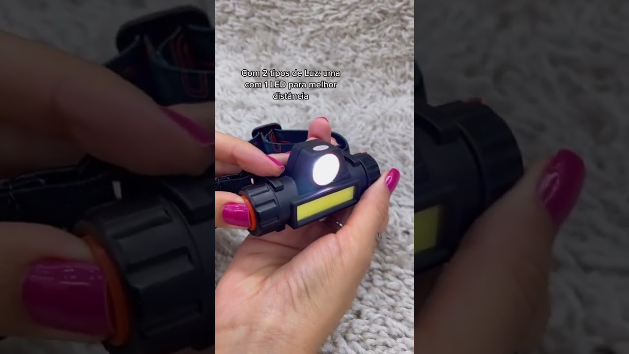 Lanterna de cabeça Led #lanterna #fretegratis #youtubeshorts #eletronicos eletronicos