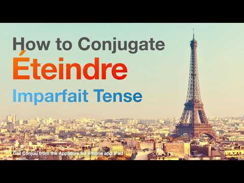 How to conjugate Éteindre (to extinguish, turn off) in Imparfait tense.