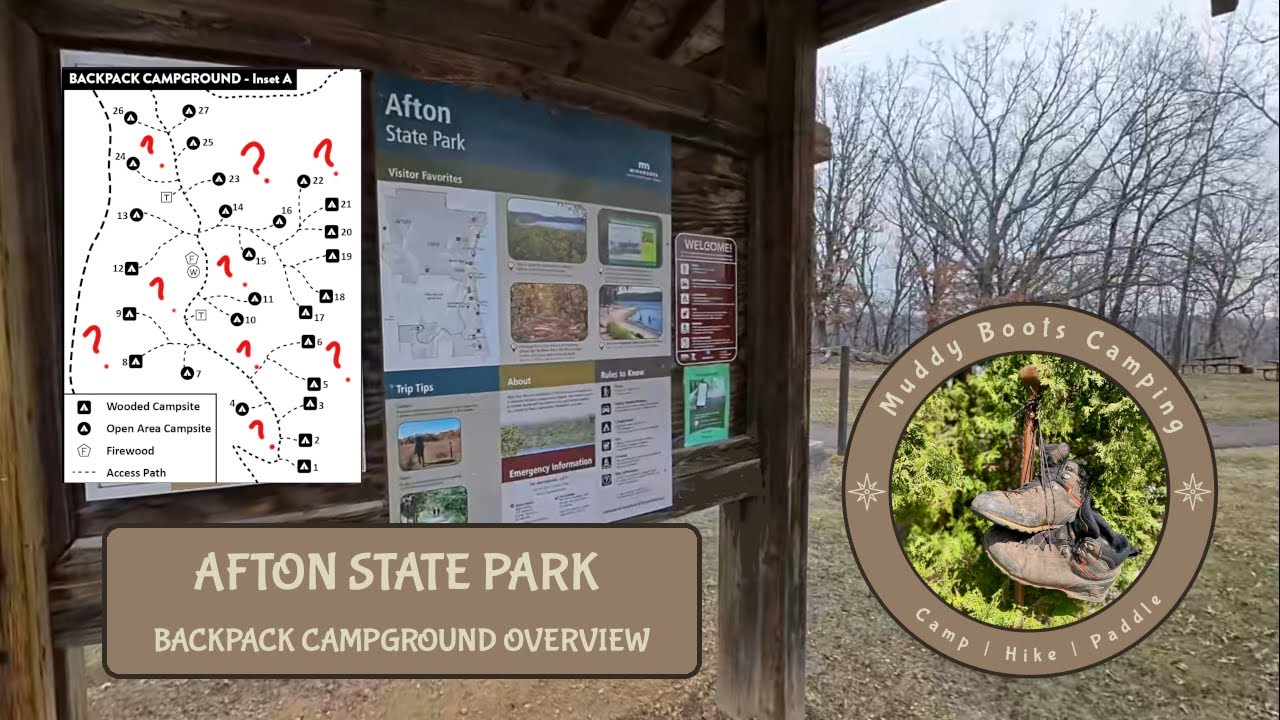 Afton State Park Backpack Campground Overview