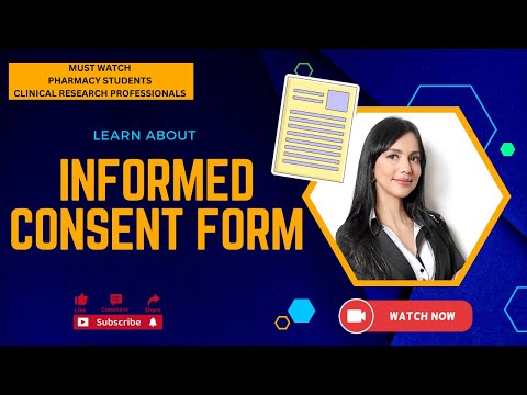 What is Informed Consent Form in Clinical Research? (Part1)
