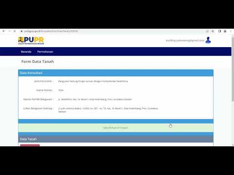 Tutorial Pendaftaran PBG Dinas PUPR Kota Palembang