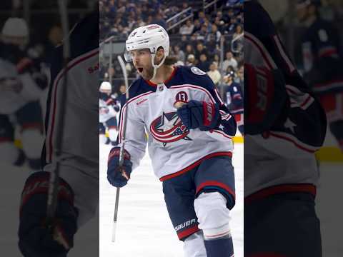 FANTILLI HAT TRICK! Adamo Shines BRIGHT In The City of Lights ๐คฉ ๐ฝ#cbj #shorts #nhl #newyork