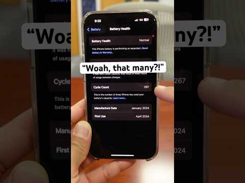 What Is iPhone Cycle Count?