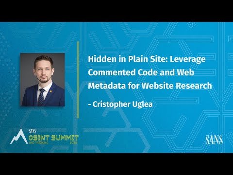 Hidden in Plain Site: Leverage Commented Code and Web Metadata for Website Research