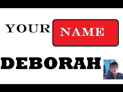 Deborah Name Meaning on 1st. Name 🎥 #deborah