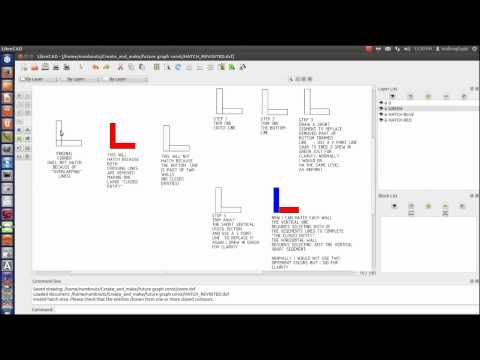 Hatch Revisited - Some workarounds when doing floor plans Video Lecture - LibreCAD: Become an ...