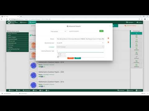 Advanced Search Feature - National Digital Library of India