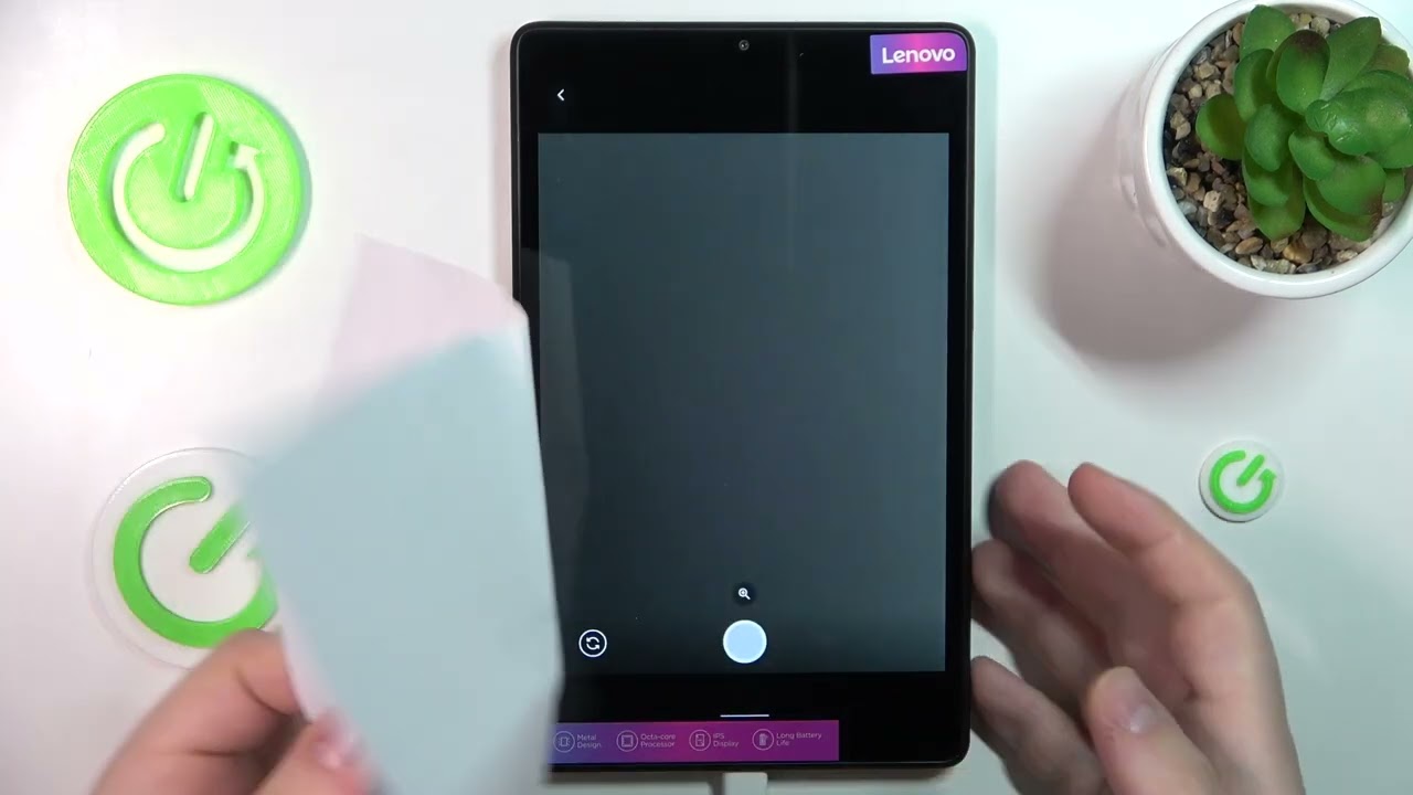 How To Scan Document & Create PDF File Lenovo Tab M8 3rd Gen