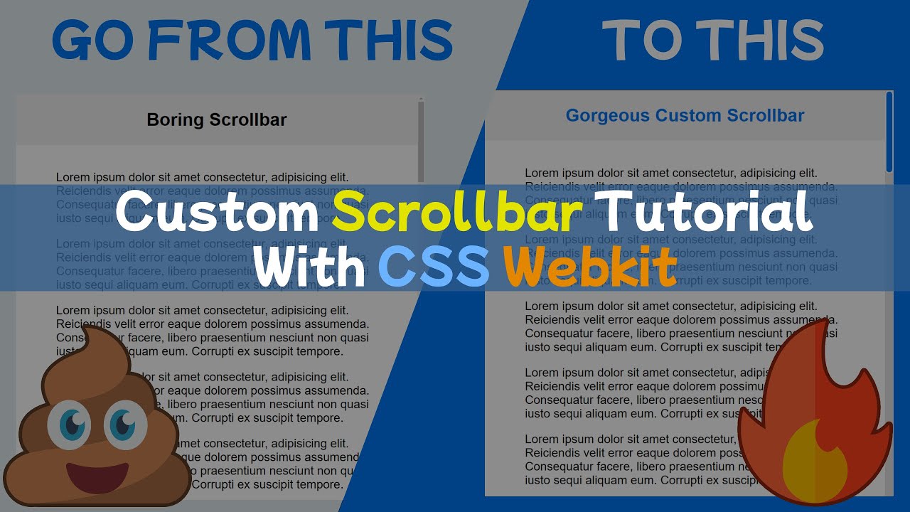 Custom Scrollbar Tutorial With CSS Webkit