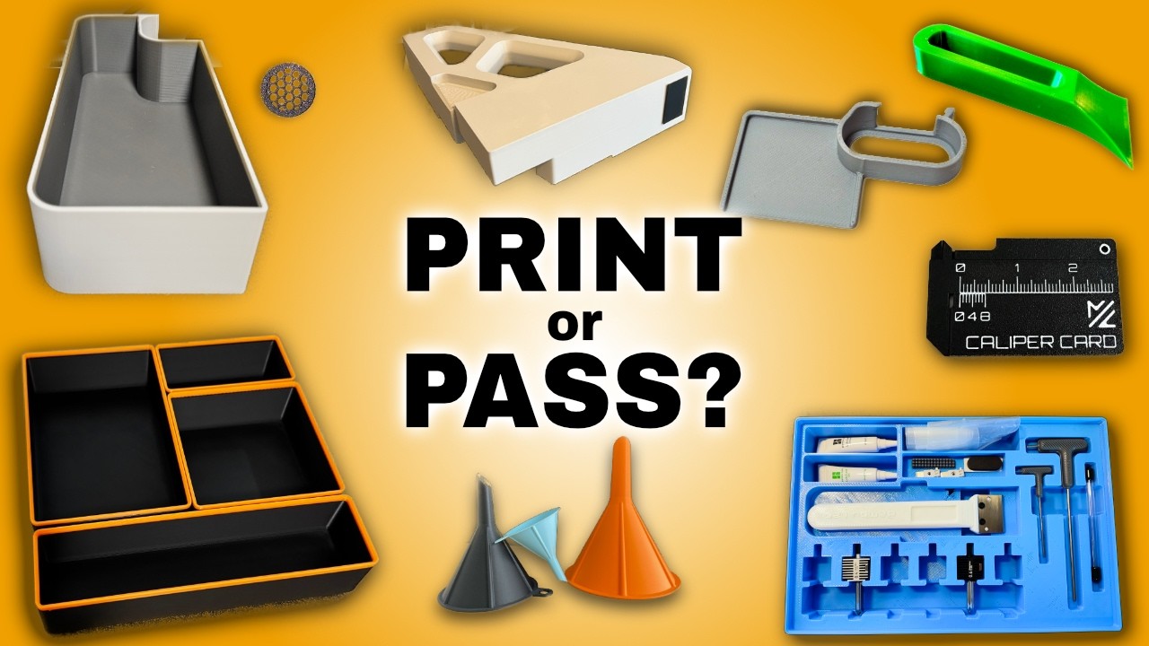From My First Month of 3D Printing, Here’s What I'd Print Again