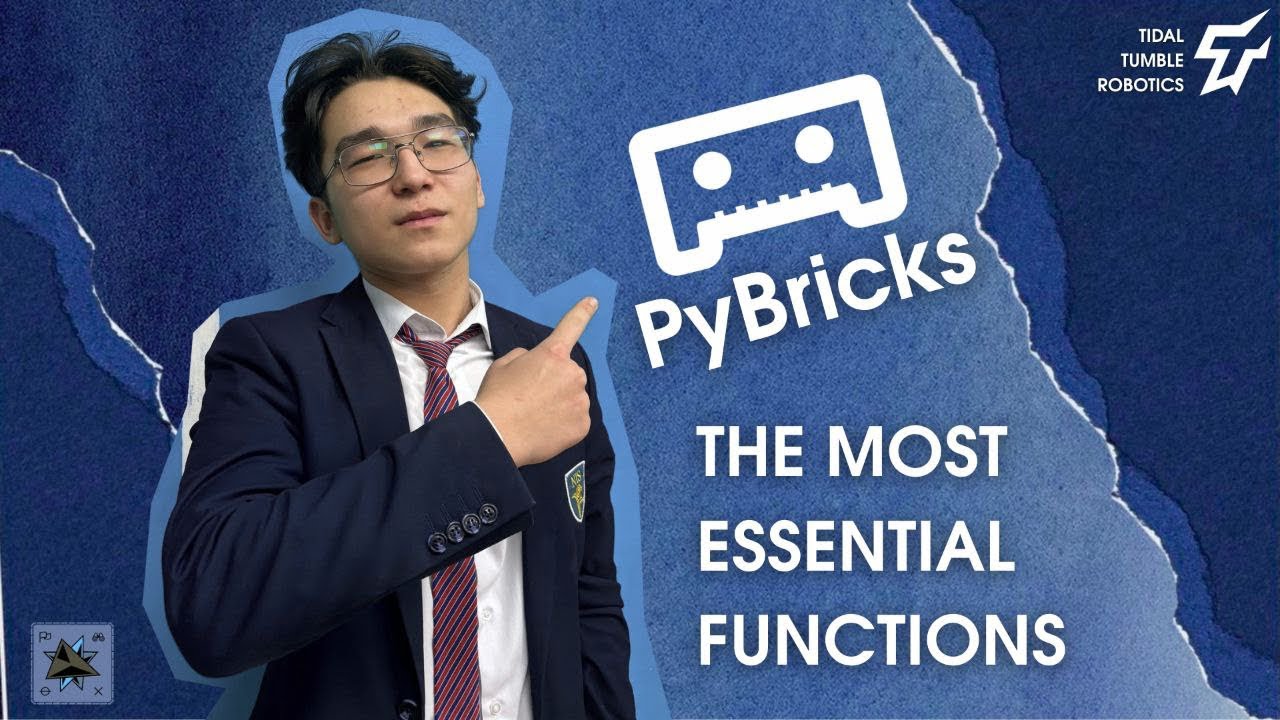 PYBRICKS DRIVEBASE GUIDE | THE MOST ESSENTIAL FUNCTIONS | TIDAL TUMBLE