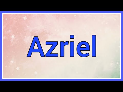 Azriel | Name Origin Meaning
