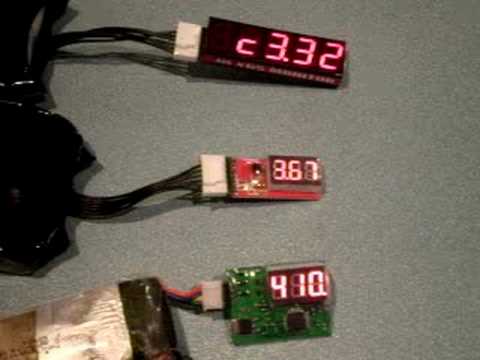 LiPo cell checker comparison
